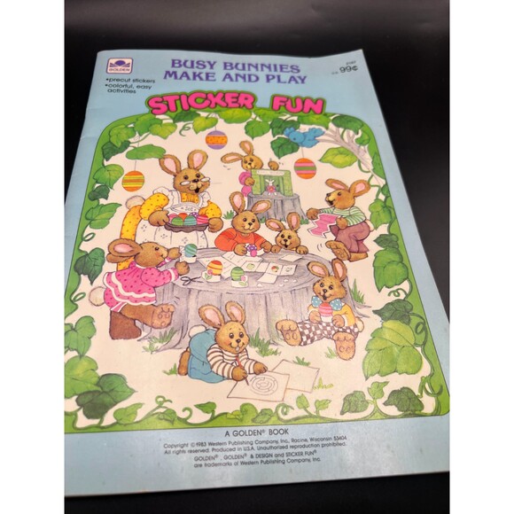 Busy Bunnies | Toys | Busy Bunnies Sticker Fun Activity Book Easter ...
